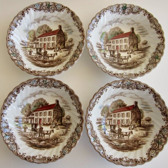 Johnson Brothers | Dining | Vintage 8s Heritage Hall Pennsylvania Fieldstone 4 Johnson Bros ...